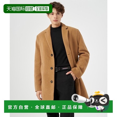 韩国直邮TOMMY HILFIGER 男士男毛呢大衣T12D7WCT120MT1GWJ羊毛