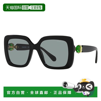 自营Swarovski  SK 6001 1001/1 55mm Womens Square Sunglasses