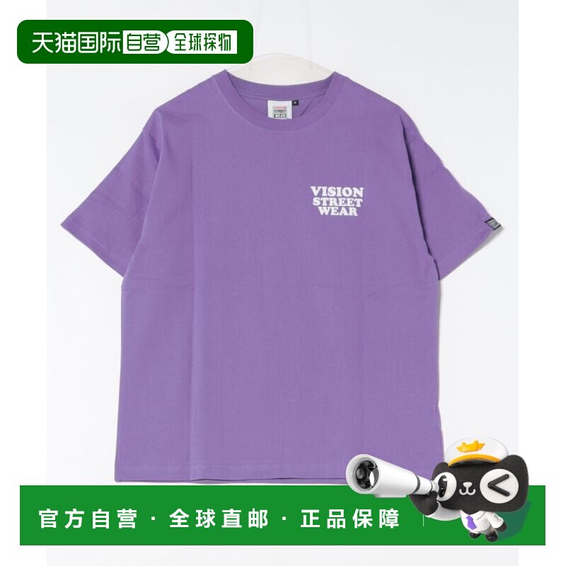 日本直邮VISION STREET WEAR 男女同款 立体幽灵后印圆领T恤 8226