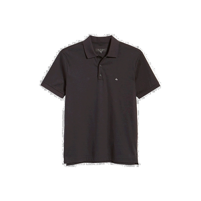 自营rag & boneRag And Bone 联锁 Polo 衫 Blk - 黑色 美国奥莱