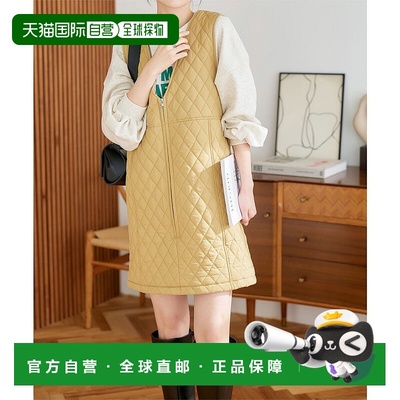 日本直邮KOBE LETTUCE 中棉绗缝连帽迷你连衣裙 [E3346]裙子