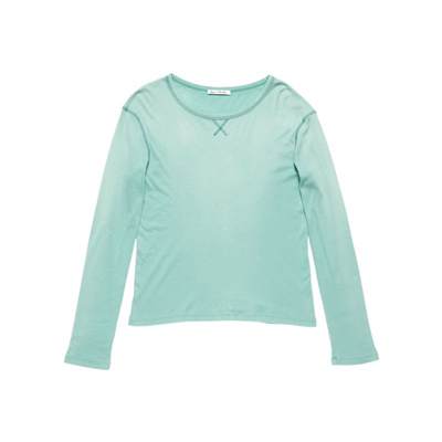 1h可退 香港直邮ACNE STUDIOS 男士T恤 CL0445AB9 SS2026 蓝色 长