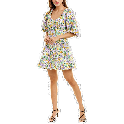 自营 Nicholas Lydia 迷你早秋新款连衣裙 白色 美国奥莱直发