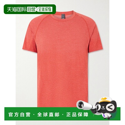 1h可退 香港直邮Lululemon 男士 3.0 金属色开叉高科技弹性针织T