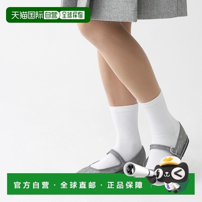 日本直邮Drogheria Crivellini Mary Jane 芭蕾平底鞋灰色女士方