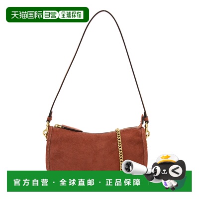 香港直邮COACH 女士斜挎包 CDD78B4AY SS2026 红色 Waverly 单肩