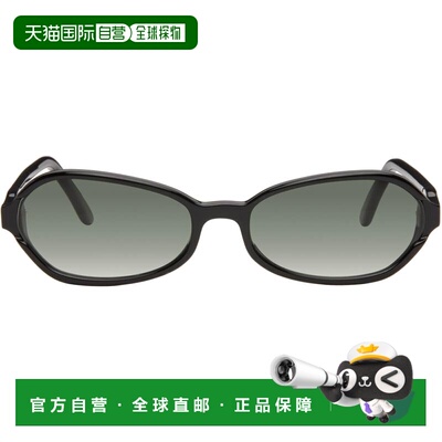 1h可退 香港直邮Our Legacy 女士 黑色 Drain 太阳镜 A4238DIBBla