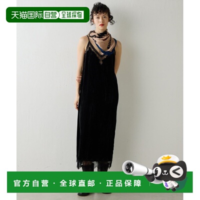日本直邮Whim Gazette 女装 丝绒长款吊带裙 WGZ1062104A0005
