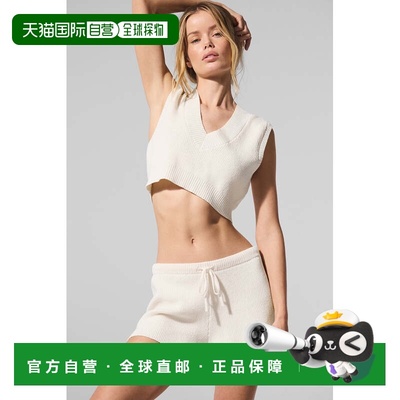 香港直邮alo yoga Supernatural 舒适休闲短款宽松针织衫 女款w27