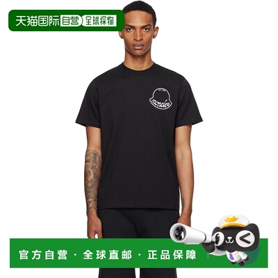 1h可退 香港直邮Moncler 盟可睐 男士 黑色 Archivio Creativo T