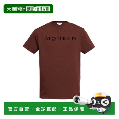 香港直邮ALEXANDER MCQUEEN 男士T恤 847750QTAD50642 AW2025