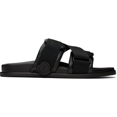 Moncler 盟可睐 男士 黑色 Mon Summer 凉鞋 K109A4L00010M5027