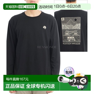 韩国直邮MOUNTAIN HARDWEAR Rig 图案宽松长袖衫 (2130121-010) T