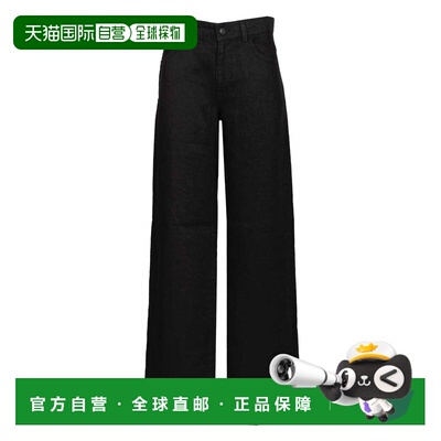 香港直邮THE ROW 女士休闲裤 6525W3654BLK SS2026 黑色 'Eglitta
