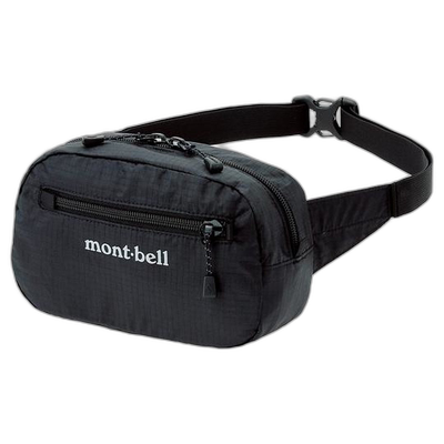 1h可退 日本直邮montbell蒙贝欧可折叠小型灯具袋腰包轻便出行