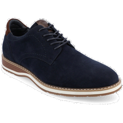 自营 Vance Co. Rutger 平头混合正装鞋 - 海军蓝 美国奥莱直发