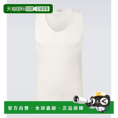 1h可退 香港直邮Lemaire 男士 棉质亚麻背心上衣 TS0006LJ1030