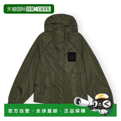 1h可退 香港直邮GANNI 甘尼 女士 W0737861 夹克 W0737 green绿色