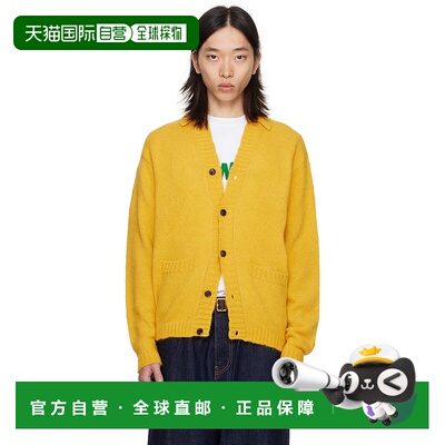 1h可退 香港直邮潮奢 vowels 男士 黄色开衫 KW04810 yellow黄色
