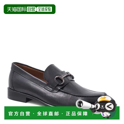 自营Men's Bruno Magli Alessandro Bit Loafer Black Leather Al