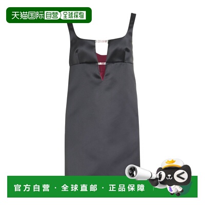 1h可退 香港直邮Nina Ricci 莲娜丽姿 女士 短款连衣裙 black黑色