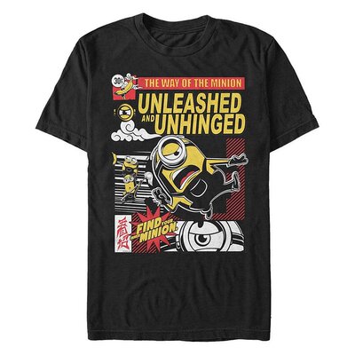 Fifth Sun|男士 Minions Unleashed 小黄人漫画短袖 T 恤