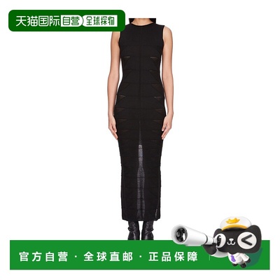 1h可退 香港直邮Rick Owens 无袖连衣裙 RP02E4676MLK包臀裙
