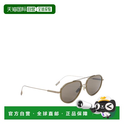 香港直邮ZEGNA 男士太阳镜 EZ030598E AW2026 棕色 Metal Sunglas