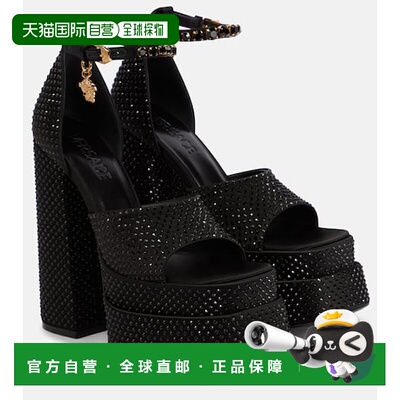 1h可退 香港直邮Versace 范思哲 女士 Medusa Aevitas 精饰防水台