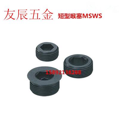 短型螺塞/内六角螺塞MSWS8/ M10/M12/M14/M16/M18/M20