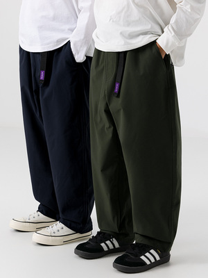 RS家男童加绒休闲裤秋冬纯色基础款百搭宽松裤子中大儿童保暖长裤