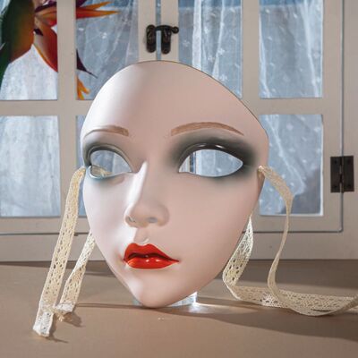 Beautiful Woman Mask Full Face Chinese Ancient Style DIY Han
