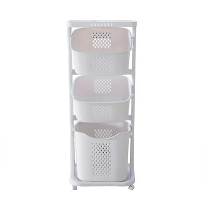 Dirty Clothes Hamper 3 Tier Laundry Basket, Storage Organize