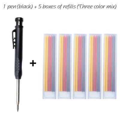 Solid Carpenter Pencil With Sharpener Mechanical Pencils Woo