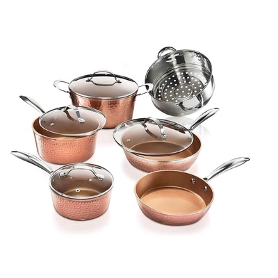 美国代购Gotham Steel Non Stick Cookware Set不粘锅具套装6件套