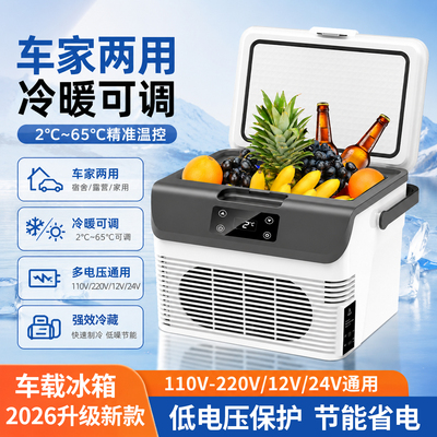 车载冰箱小型12v24v220v通用