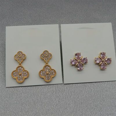 其他日韩黄铜小众设计锆石款