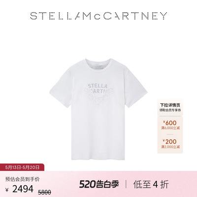 StellaMcCartney蕾丝嵌片T恤