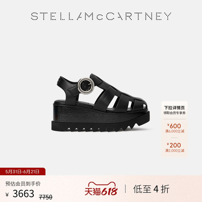 StellaMcCartneyT字笼式厚底鞋