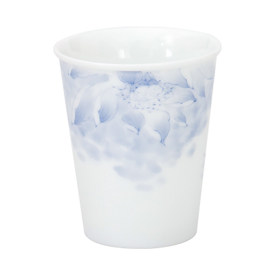 陶瓷手绘荷韵清欢主人杯茶杯定制