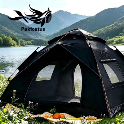 PAKICETUS 1/2/3 Person Instant Dome Tent, 60 Seconds Quick A