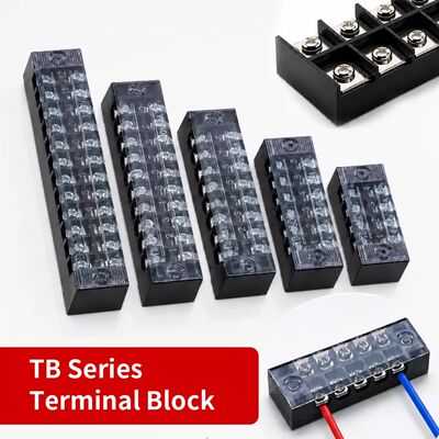 Screw Terminal Block TB Series Dual Row Barrier Strip 3/4/5/