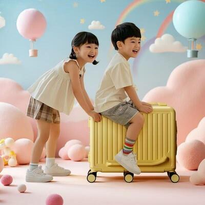 The childrens suitcase is 20 inches long-lasting and six-wh