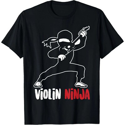 Violin Ninja Cute Violinist Musician Funny Music Player Gift