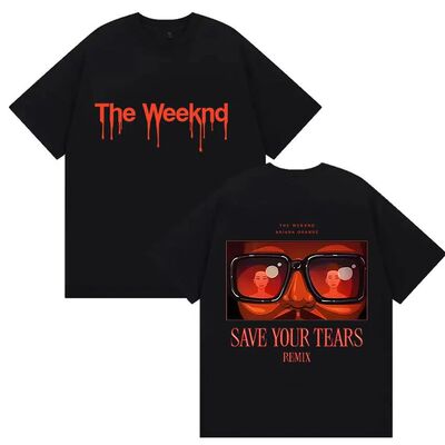 The Weeknd Ariana Orande New Album 2025 Graphic T Shirts Men