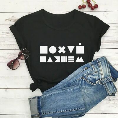 Russian Cipher Russian Cyrillic Women T Shirt Funny Summer C