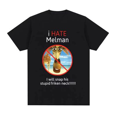 I Hate Melman Meme T-Shirt 'Will Snap His Neck' Funny Casual