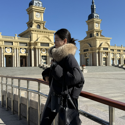 SOUL DETAIL-超暖和短款羽绒服真貉子毛柔软舒适百搭时尚闭眼入