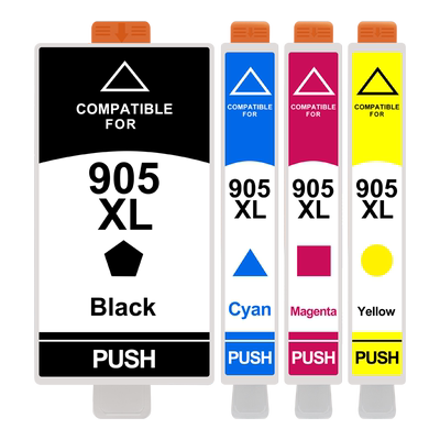905XL四色墨盒909XL通用hp惠普打印机OfficejetPro6950彩色6956墨水盒6960油墨6970磨合T6M01AA彩墨L89黑色墨