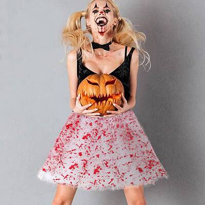HalloweenHorrorTulleTutuSkirt